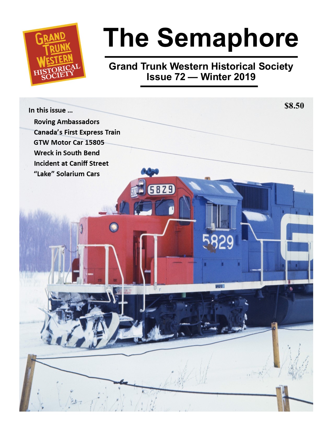 Semaphore Issue 72, Grand Trunk Western Historical Society: Semaphore ...