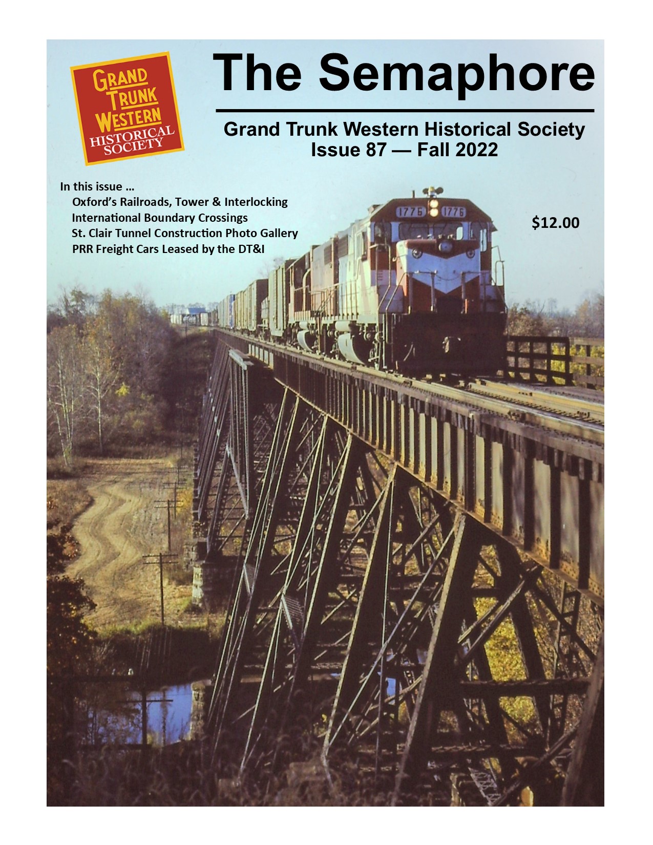 Semaphore Issue 87, Grand Trunk Western Historical Society: Semaphore ...